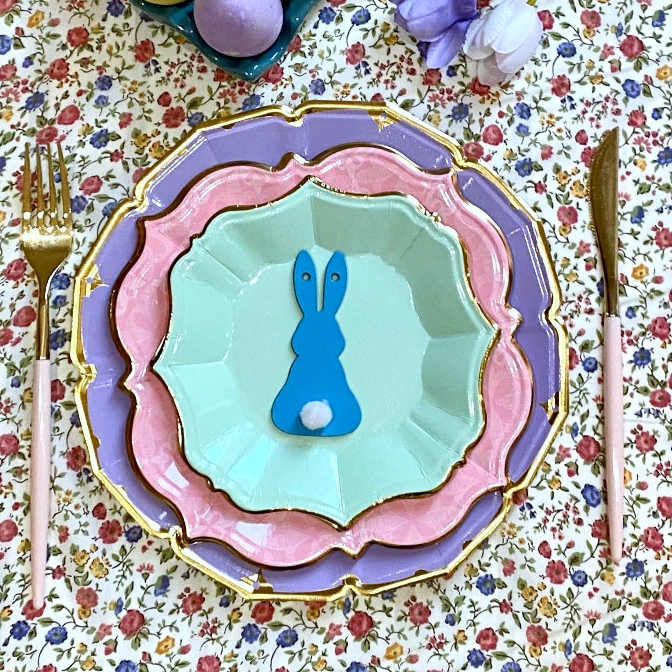 Easter Party for 8 | Easter Party Plates Set – Eid Creations