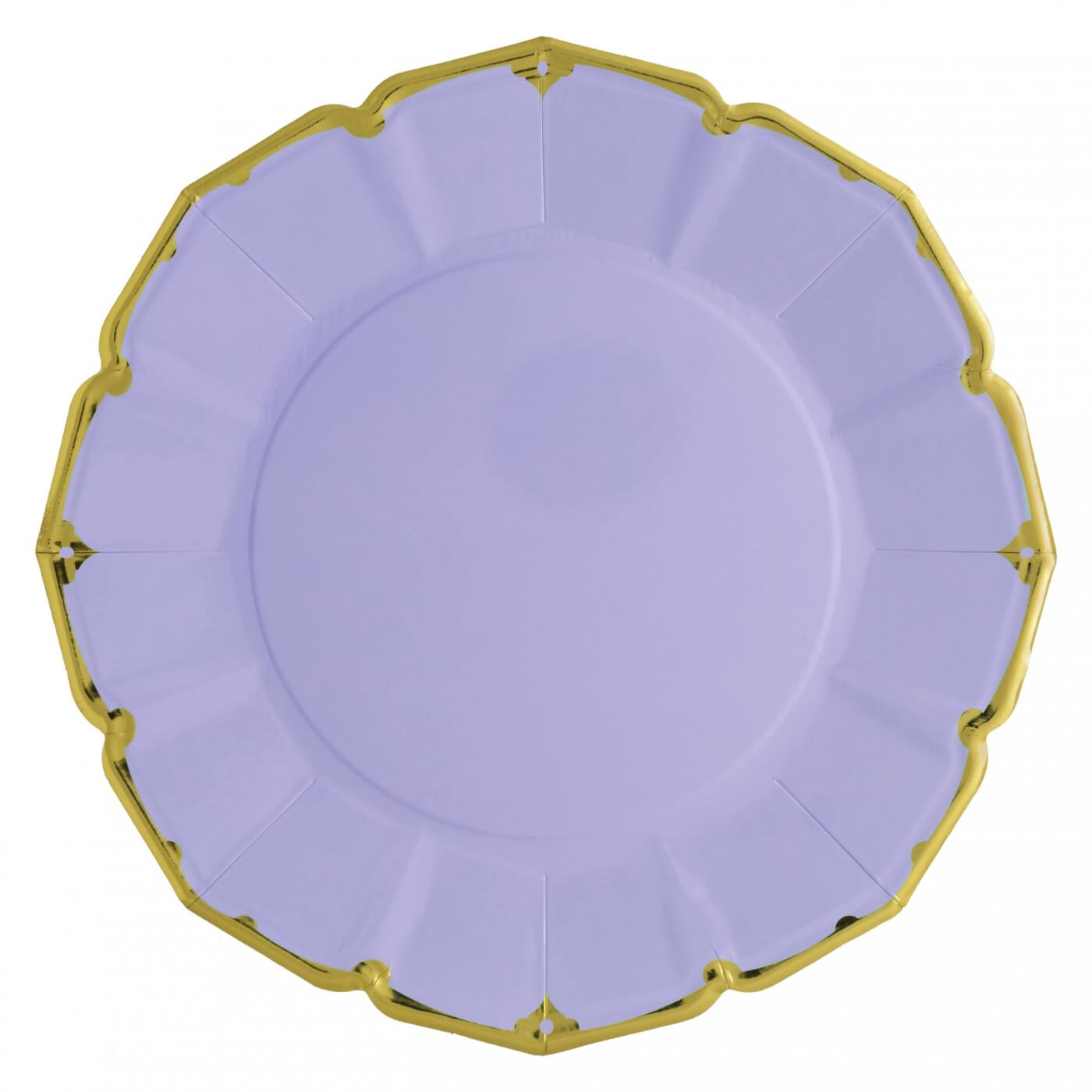 Lilac Dinner Plates | Unique Porcelain Inspired Party Paper Plate – Eid ...
